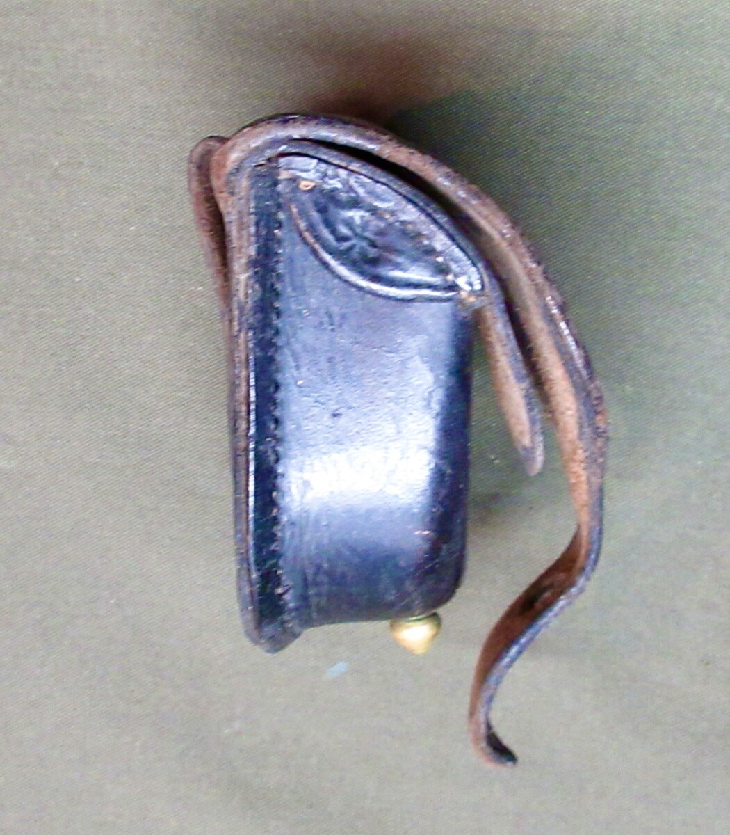 Civil War Cap Box – “US” Stamped On Main Flap – SOLD | J. Mountain Antiques