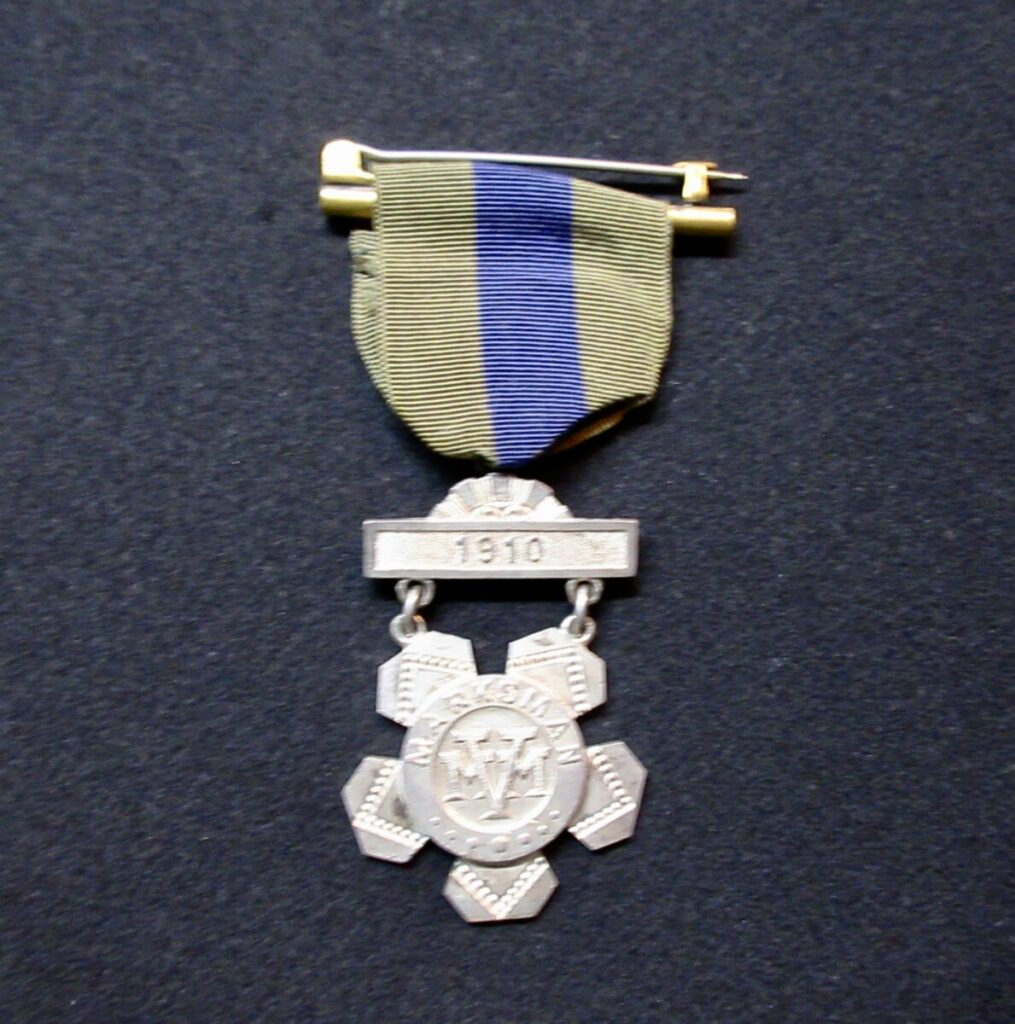 MVM 1910 Dated 1st Class Marksman Badge | J. Mountain Antiques
