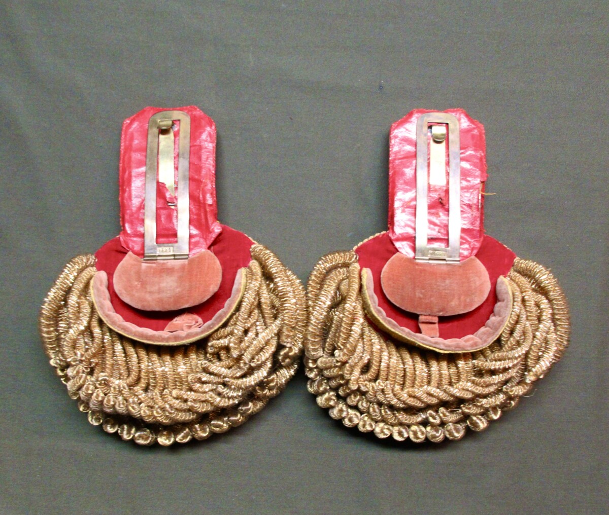 Paymaster General Cased Epaulets | J. Mountain Antiques
