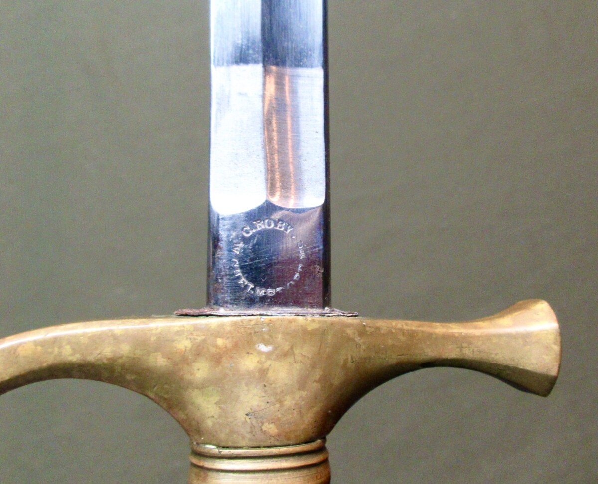 M1840 Musician’s Sword – C. ROBY SOLD | J. Mountain Antiques