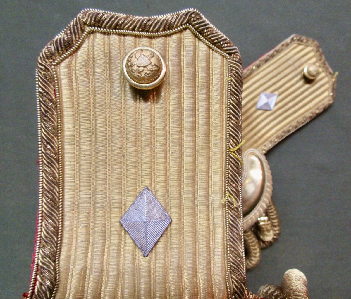 Paymaster General Cased Epaulets | J. Mountain Antiques