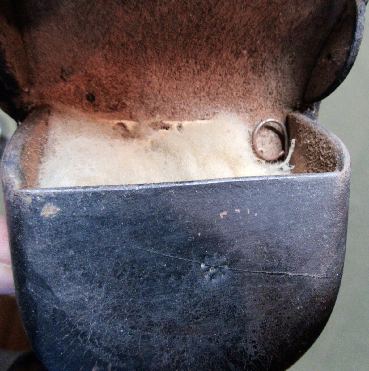 Civil War Cap Box – “US” Stamped On Main Flap – SOLD | J. Mountain Antiques